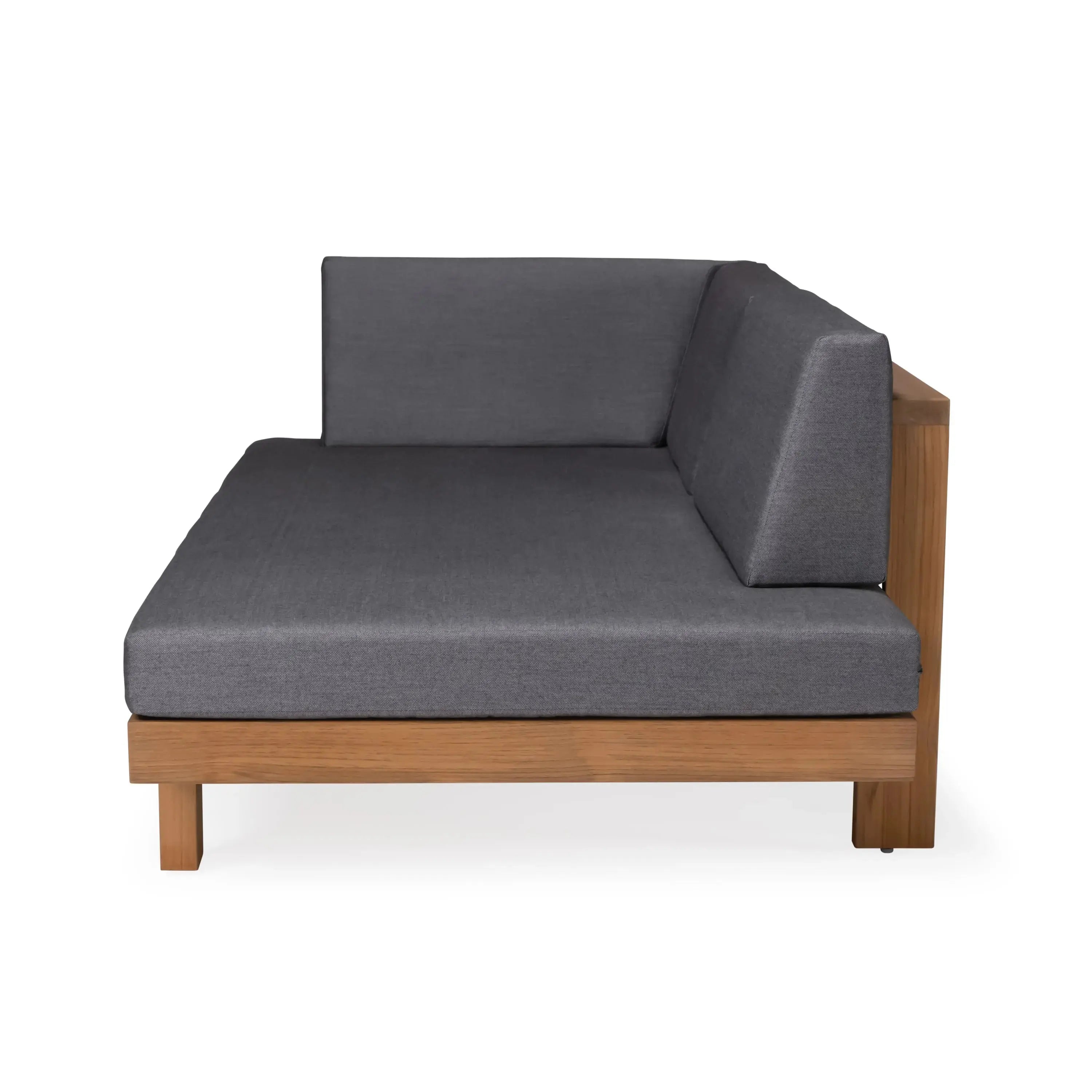 Cabo Teak Outdoor Daybed | Elegant Patio Lounger | Teak Warehouse
