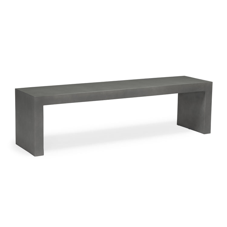 Outdoor Dining Benches: Teak, Concrete & Aluminum