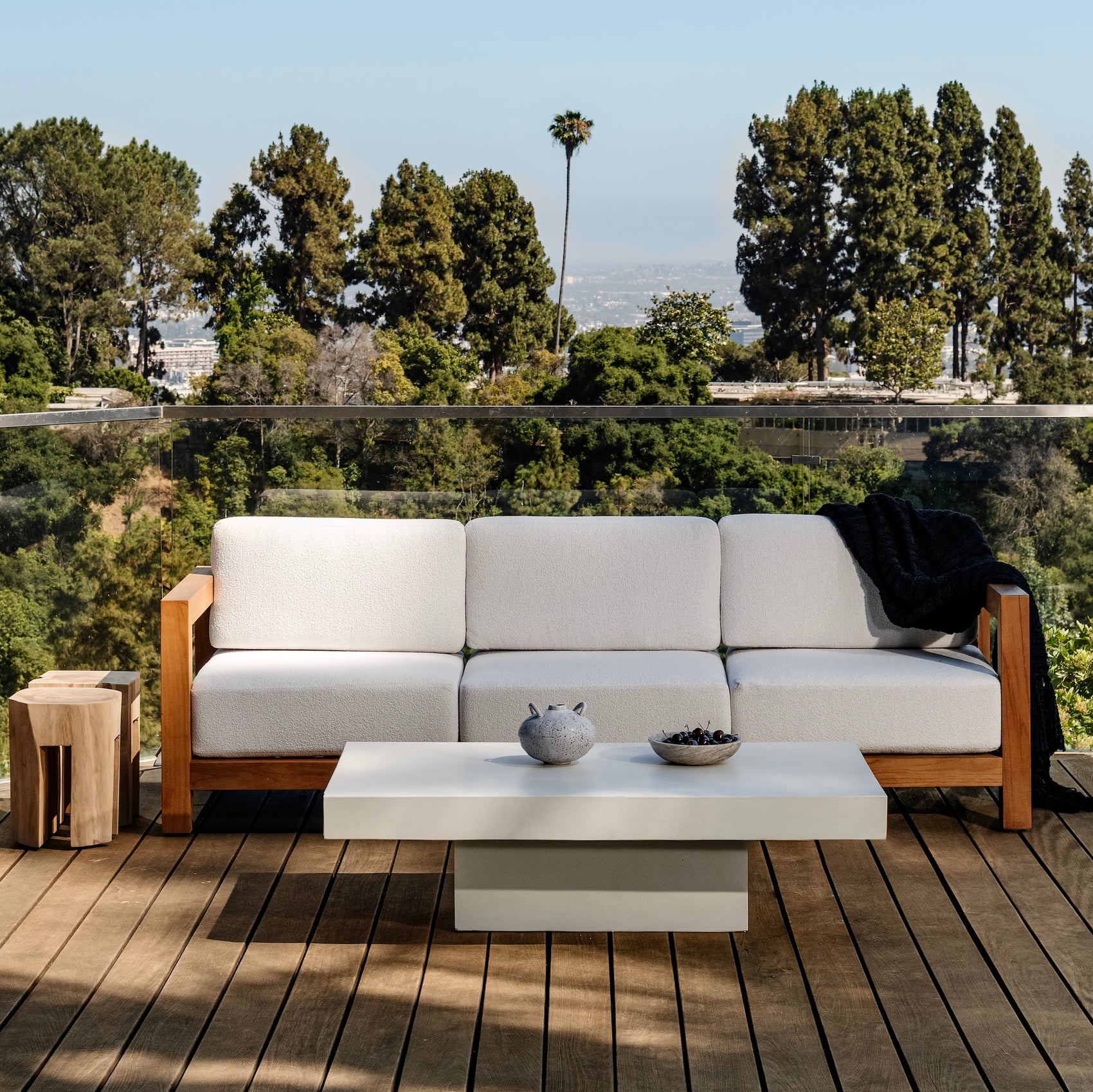Teak Deep Seating Outdoor Furniture Sets and Sectionals