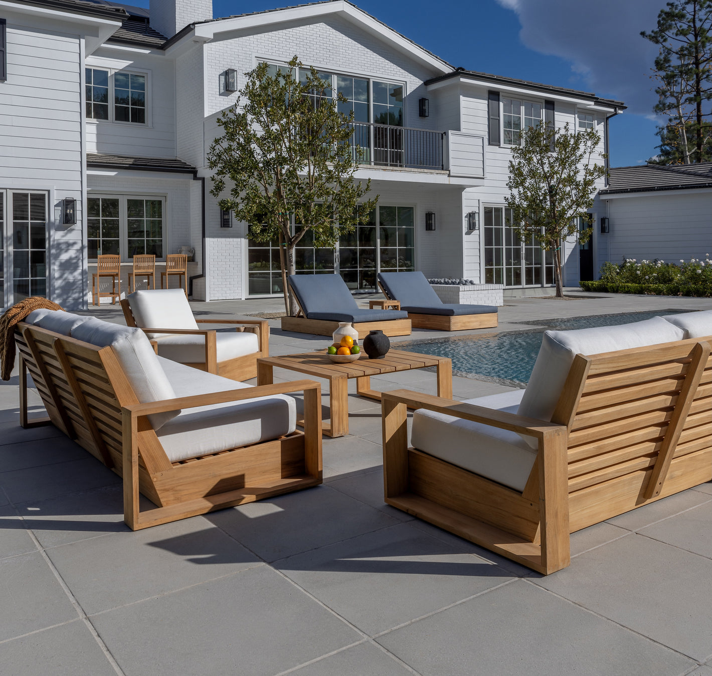 A-Grade Teak Deep Seating Outdoor Furniture Sets and